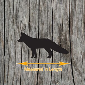 Fox - Wildlife - Laser Cut Unfinished Wood Cutout Shapes - Always Check ...