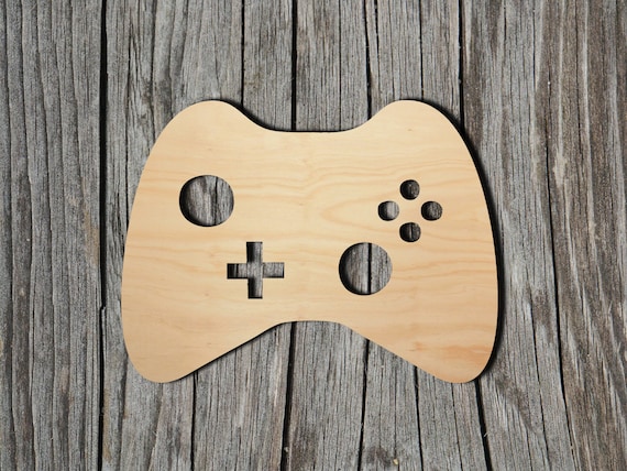 Game Controller Laser Cut Unfinished Wood Cutout Shapes - Etsy