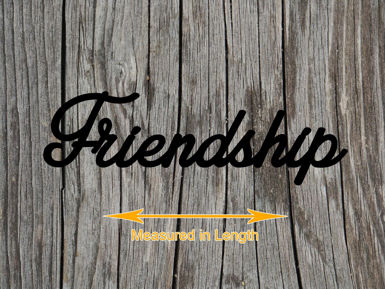 Friendship Wood Sign - Laser Cut Unfinished Wood Cutout Shapes - Always ...