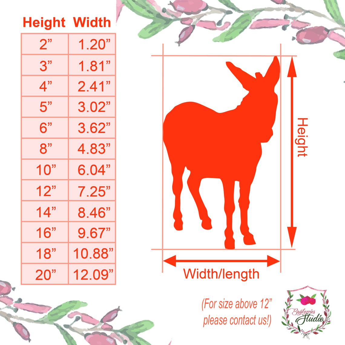 Donkey Laser Cut Unfinished Wood Cutout Shapes Always | Etsy