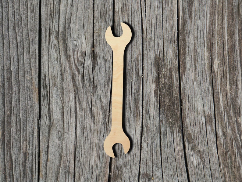Wrench Laser Cut Unfinished Wood Cutout Shapes Always | Etsy