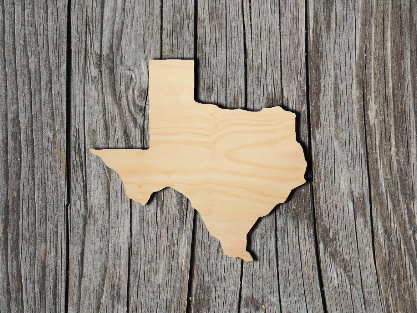 Texas State Laser Cut Unfinished Wood Cutout Shapes Always - Etsy