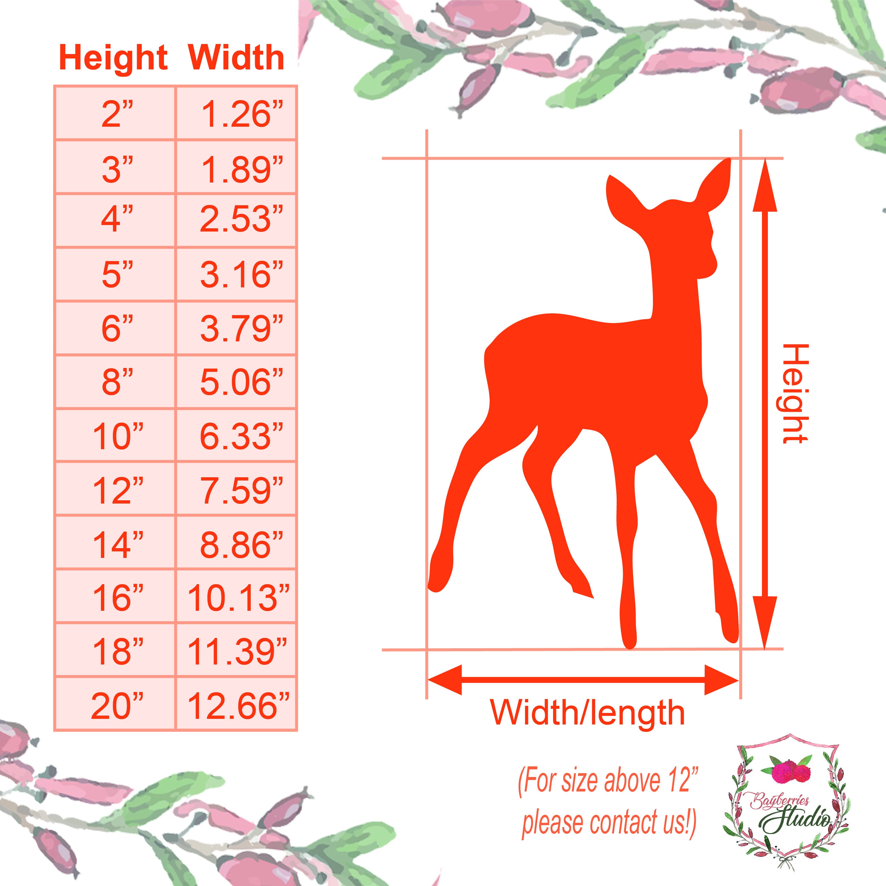 Deer Doe Shape Wildlife Laser Cut Unfinished Wood Cutout | Etsy