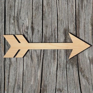 Arrow - Laser Cut Unfinished Wood Cutout Shapes - Always Check Sizes ...