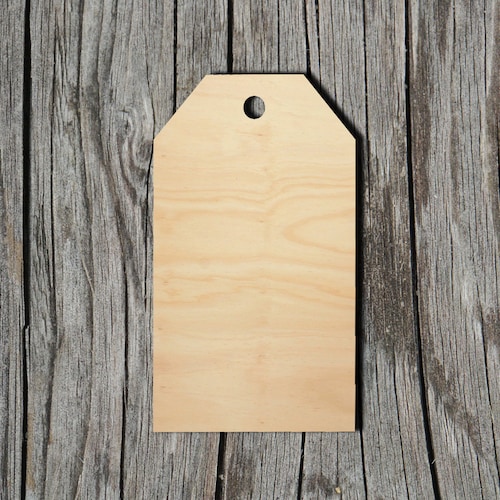 Gift Tag Laser Cut Unfinished Wood Cutout Shapes Always - Etsy