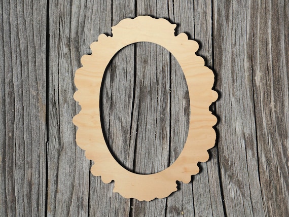 Frame Shape Laser Cut Unfinished Wood Cutout Shapes Always - Etsy