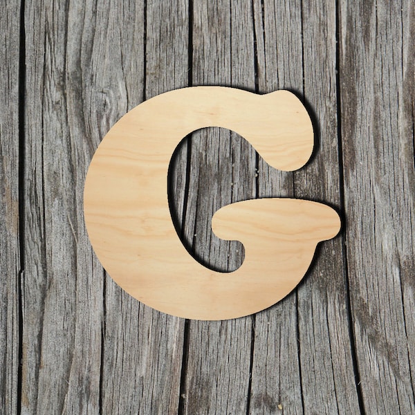 Letter G Wood - Etsy