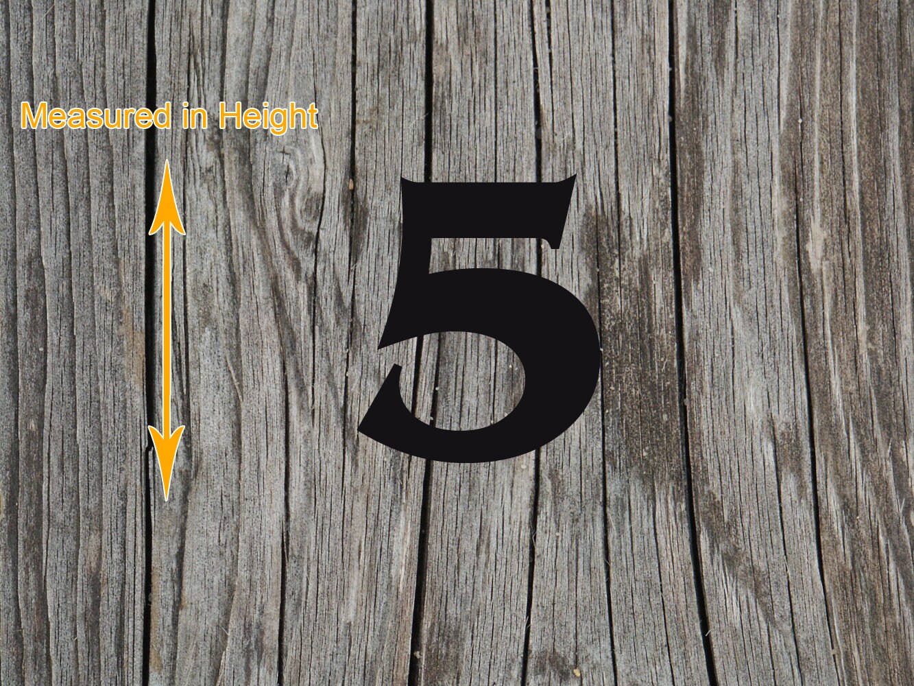 Five Numbers Type 2 Laser Cut Unfinished Wood Cutout - Etsy