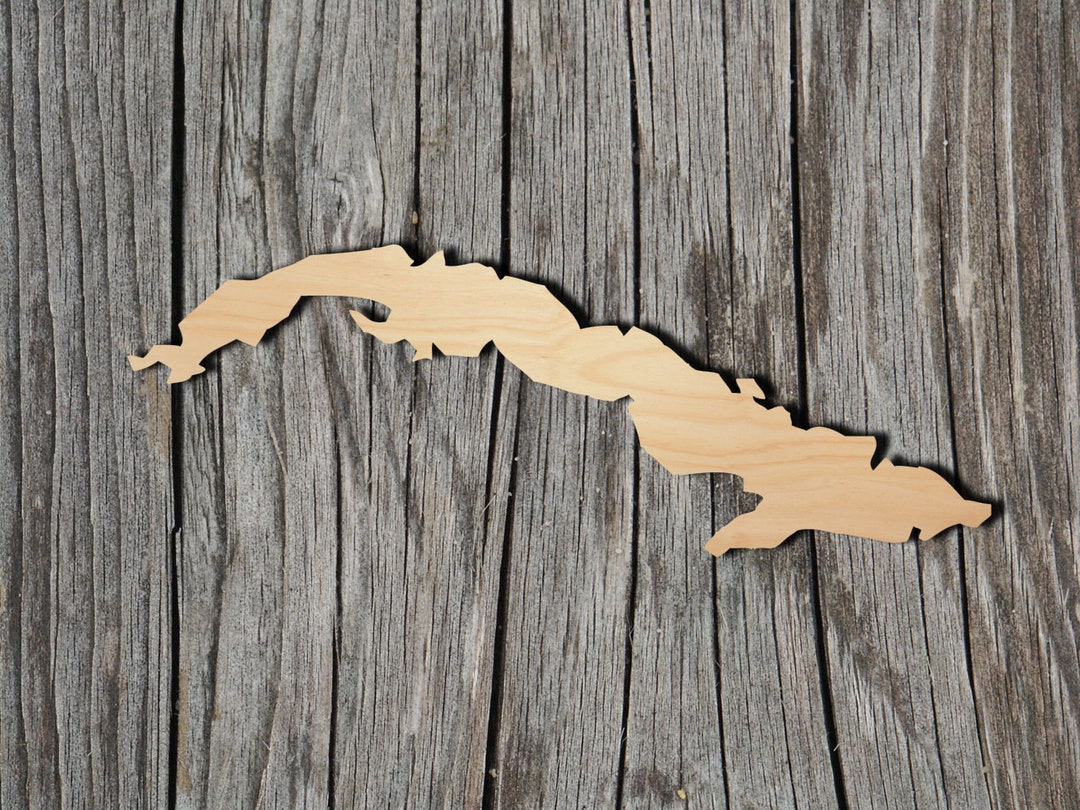 Cuba - Laser Cut Unfinished Wood Cutout Shapes - Always Check Sizes and ...