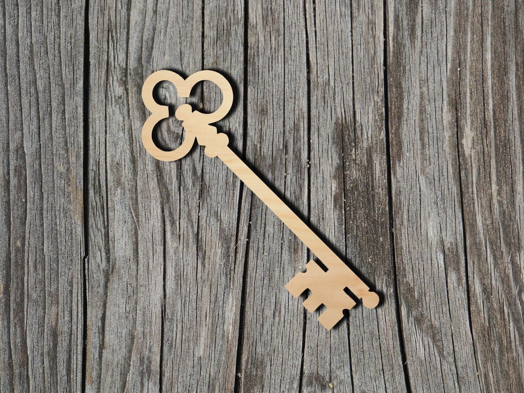 Key - Laser Cut Unfinished Wood Cutout Shapes - Always Check Sizes and ...