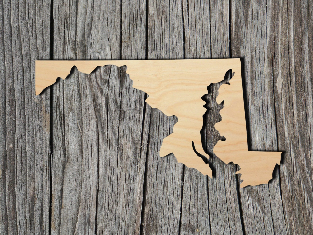 Maryland State Laser Cut Unfinished Wood Cutout Shapes - Etsy