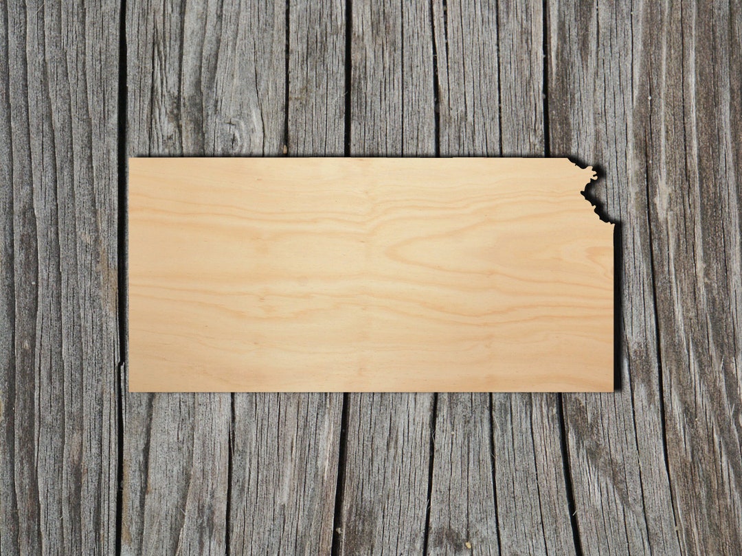 Kansas State - Laser Cut Unfinished Wood Cutout Shapes - Always Check ...