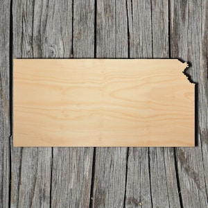 Kansas State - Laser Cut Unfinished Wood Cutout Shapes - Always Check ...