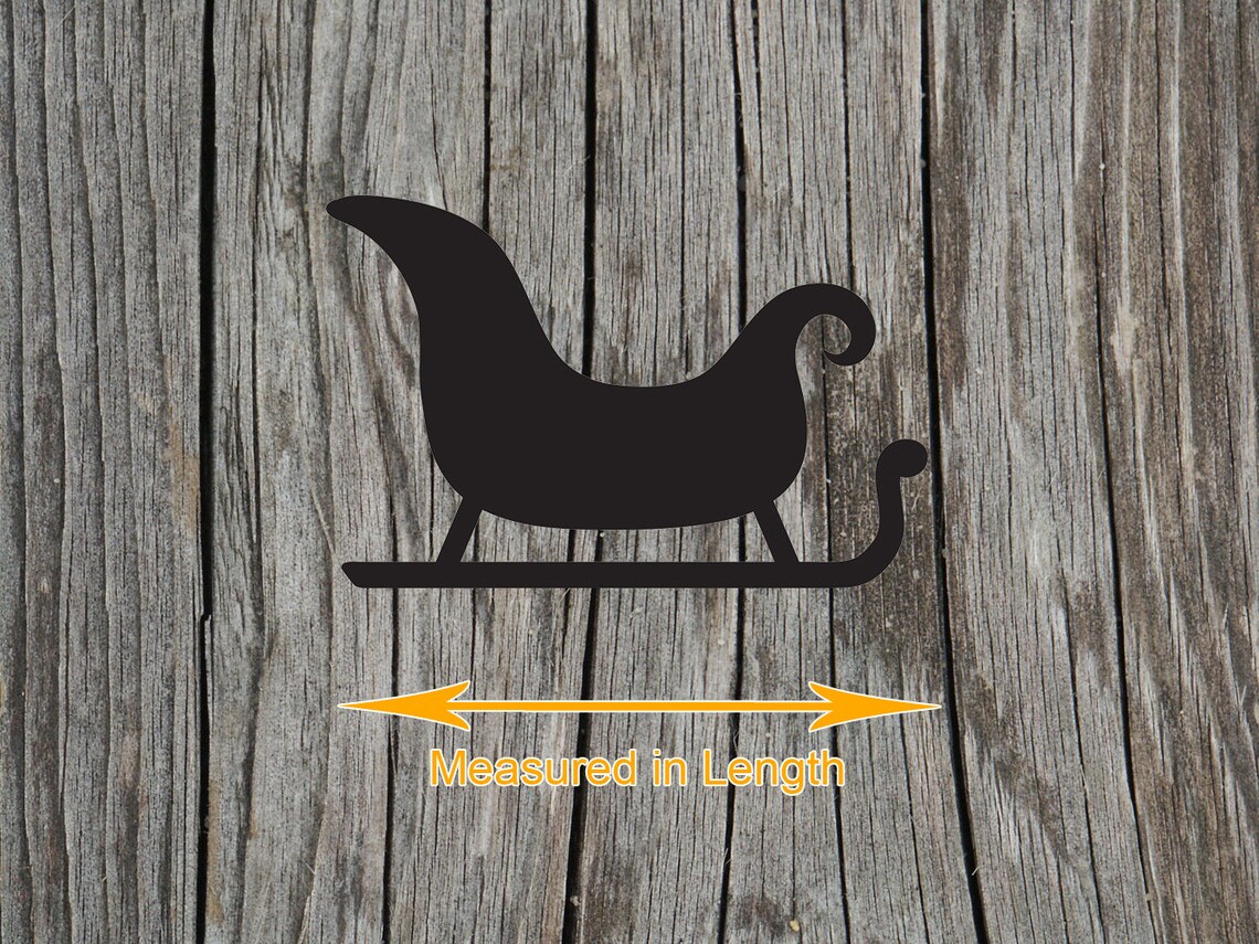 Sleigh Shape Laser Cut Unfinished Wood Cutout Shapes - Etsy