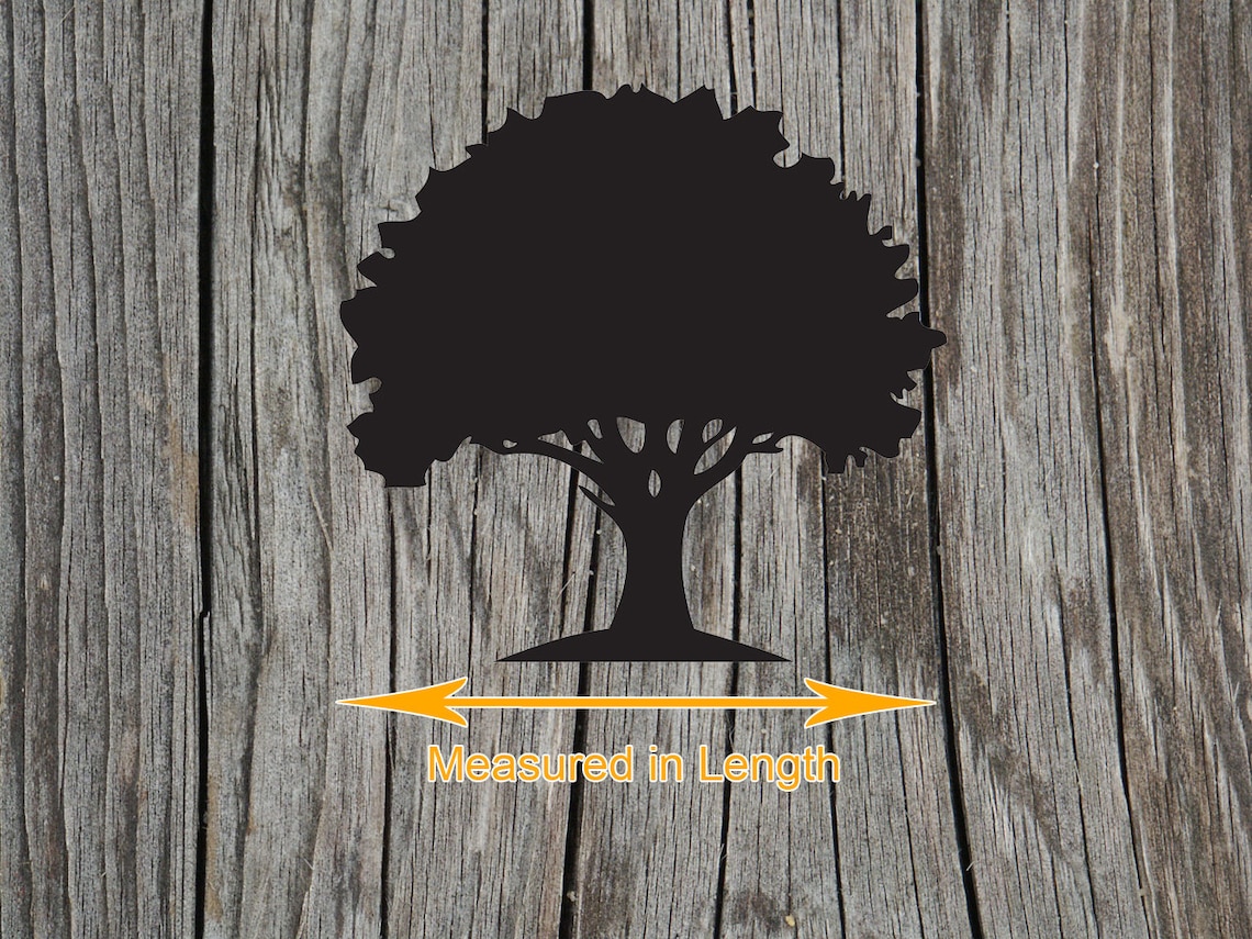Oak Tree Shape Laser Cut Unfinished Wood Cutout Shapes - Etsy