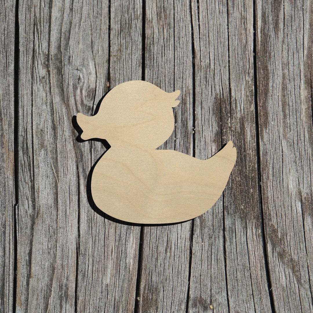 Rubber Duck - Laser Cut Unfinished Wood Cutout Shapes - Always Check ...