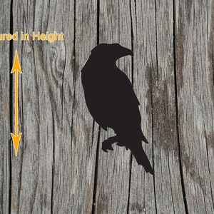 Raven - Laser Cut Unfinished Wood Cutout Shapes - Always Check Sizes ...
