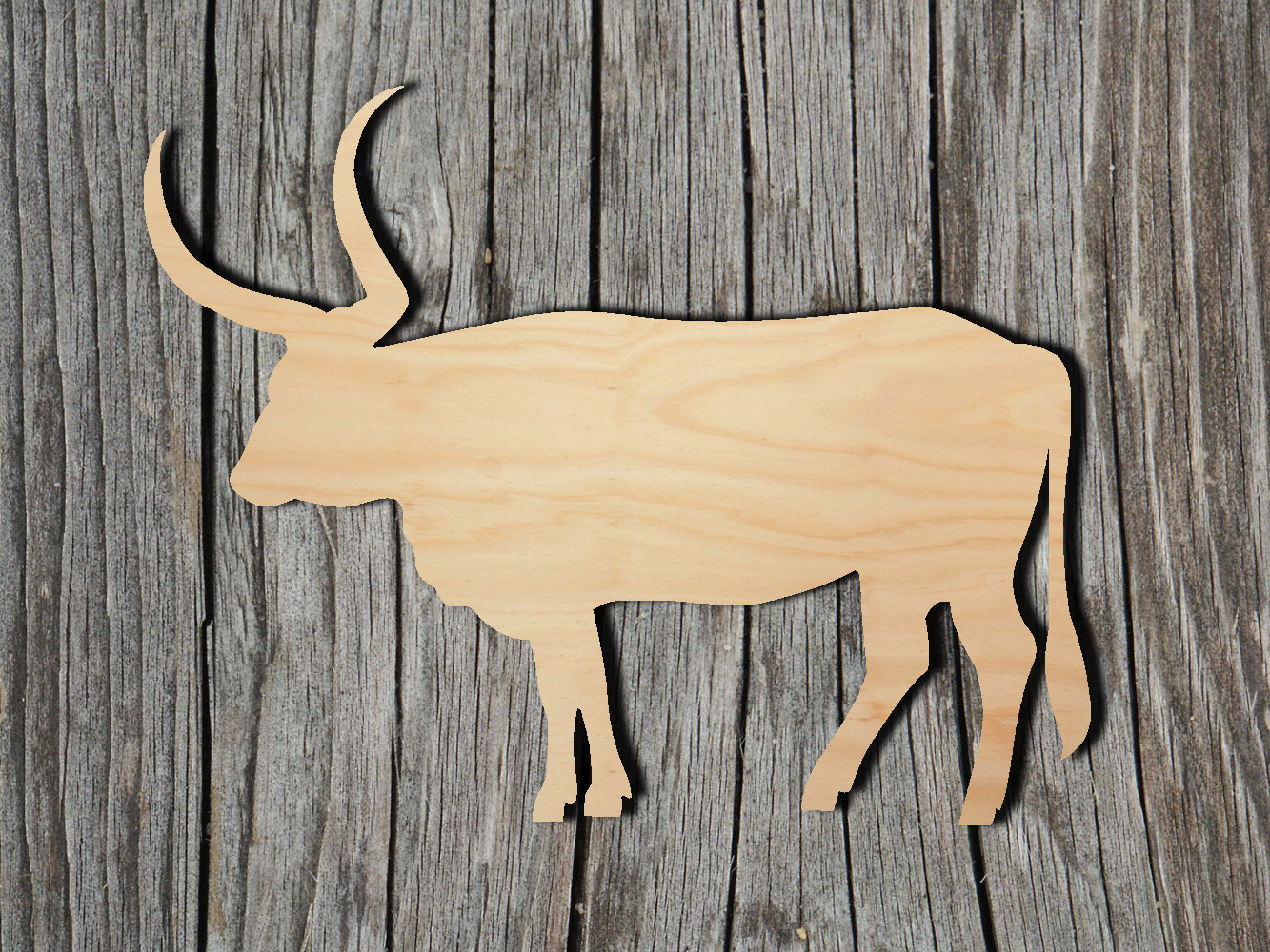 Cow Shape Laser Cut Unfinished Wood Cutout Shapes Always - Etsy