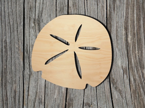 Sand Dollar Shape Laser Cut Unfinished Wood Cutout Shapes - Etsy
