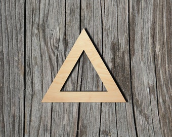 Triangle Cutout - Etsy