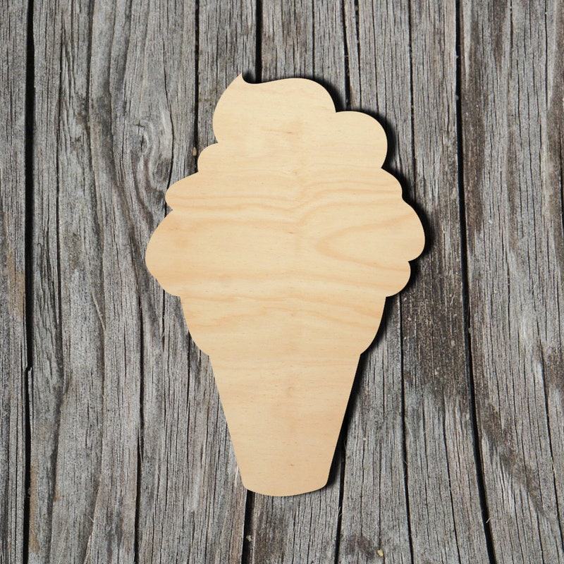 Ice Cream Cutout - Etsy