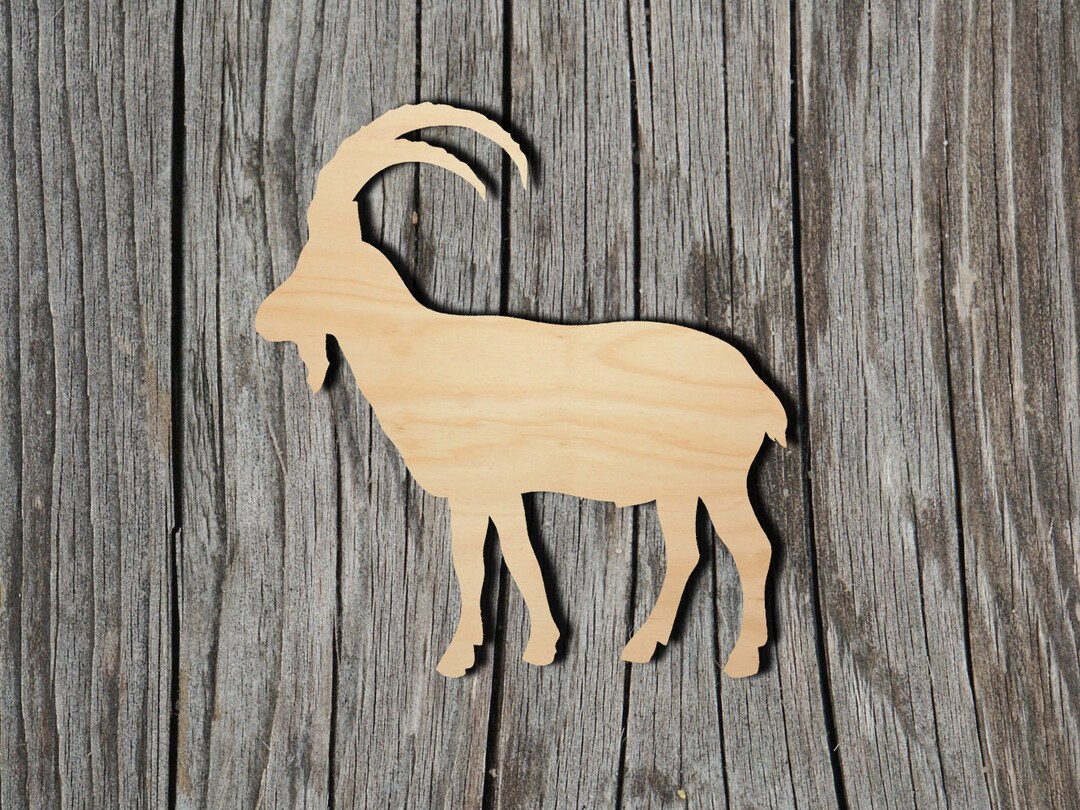 Mountain Goat - Laser Cut Unfinished Wood Cutout Shapes - Always Check ...