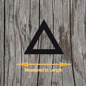 Triangle - Controller Button - Laser Cut Unfinished Wood Cutout Shapes ...