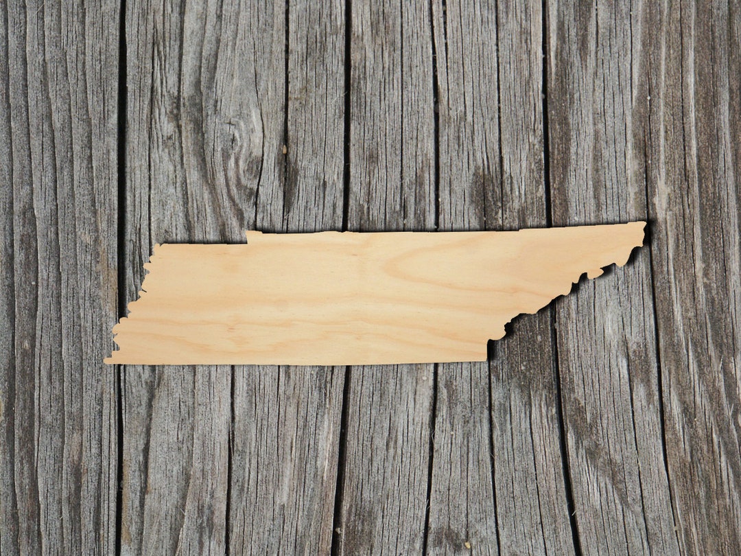 Tennessee State - Laser Cut Unfinished Wood Cutout Shapes - Always ...