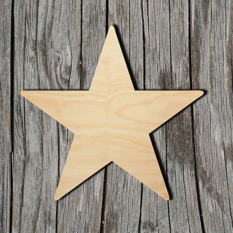 Wooden Stars - Etsy