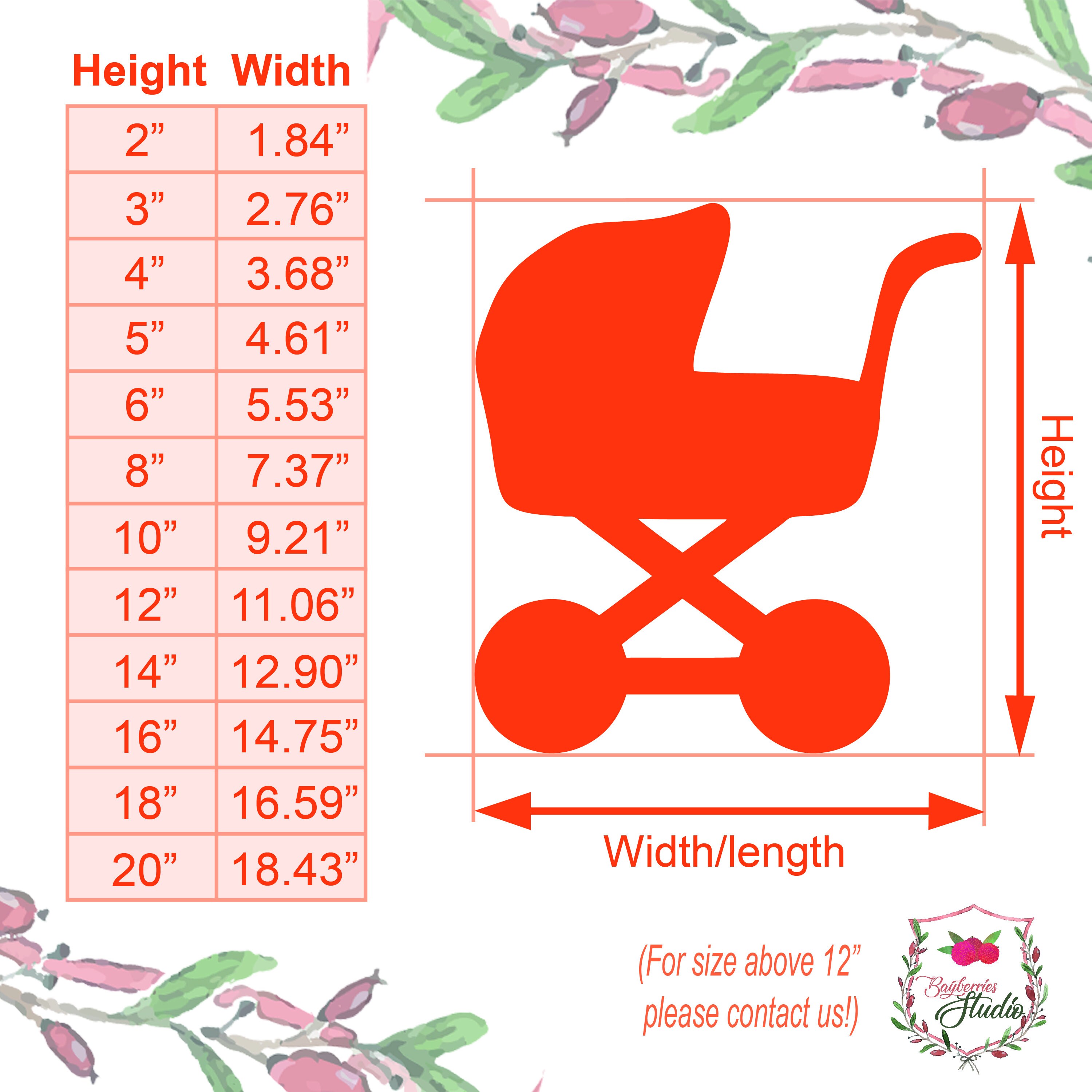 Stroller Shape Laser Cut Unfinished Wood Cutout Shapes - Etsy