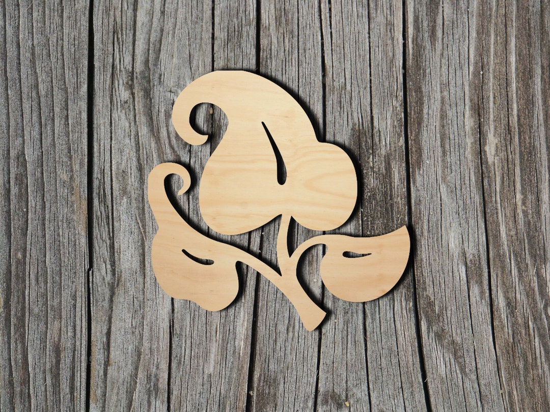 Leaf - Laser Cut Unfinished Wood Cutout Shapes - Always Check Sizes and ...