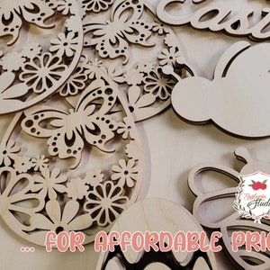 Frame Shape - Multiple Sizes - Laser Cut Unfinished Wood Cutout Shapes ...