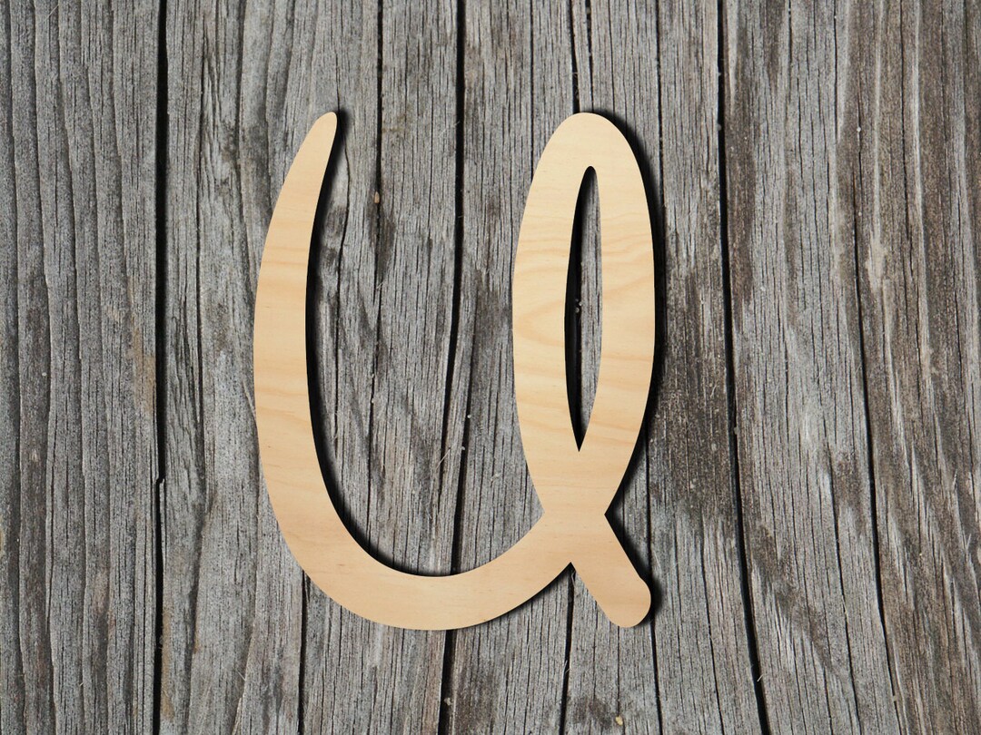 U - Letter - Disney Inspired - Laser Cut Unfinished Wood Cutout Shapes ...