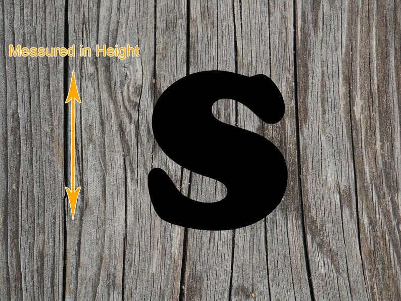 S Upper Case Letter Type 1 Laser Cut Unfinished Wood | Etsy