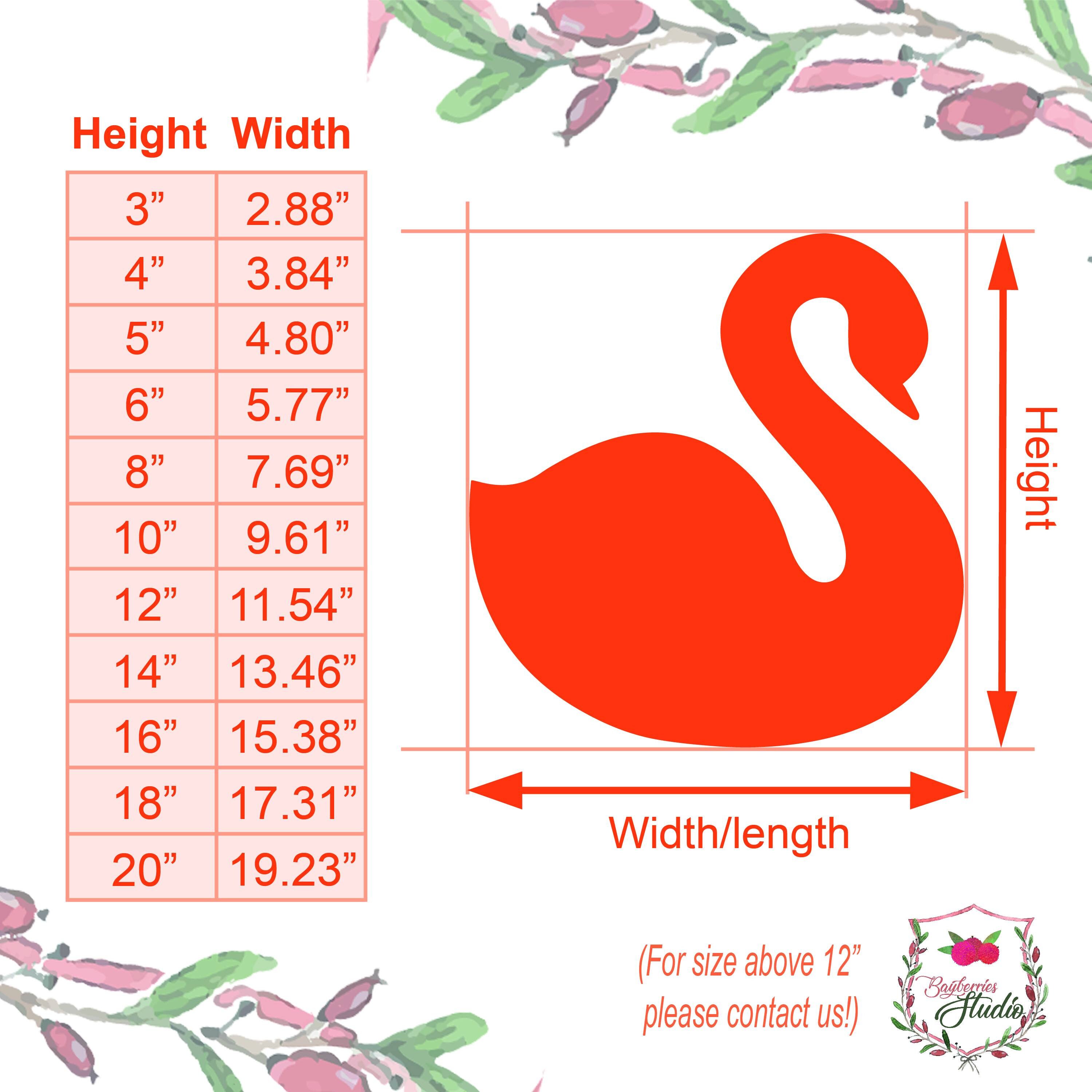 Swan Laser Cut Unfinished Wood Cutout Shapes Always Check - Etsy