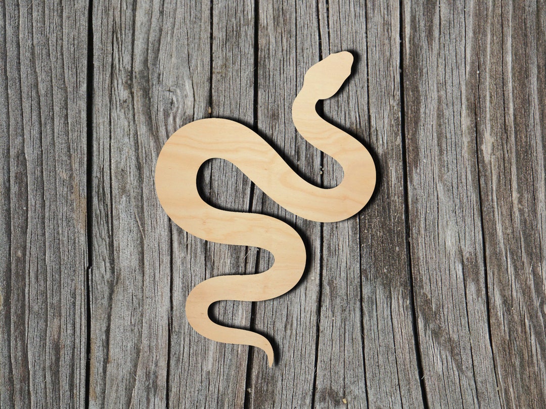 Snake Shape - Laser Cut Unfinished Wood Cutout Shapes - Always Check ...