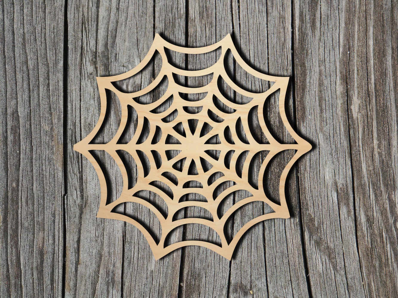 Spider Web Shape Laser Cut Unfinished Wood Cutout Shapes - Etsy
