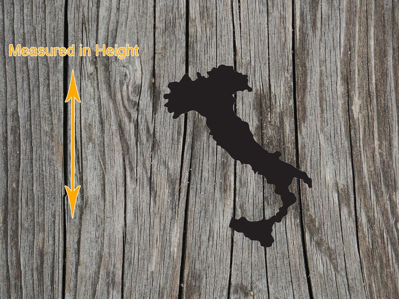 Italy - Laser Cut Unfinished Wood Cutout Shapes - Always Check Sizes ...