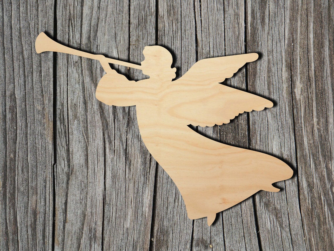Angel Shape Laser Cut Unfinished Wood Cutout Shapes Always | Etsy