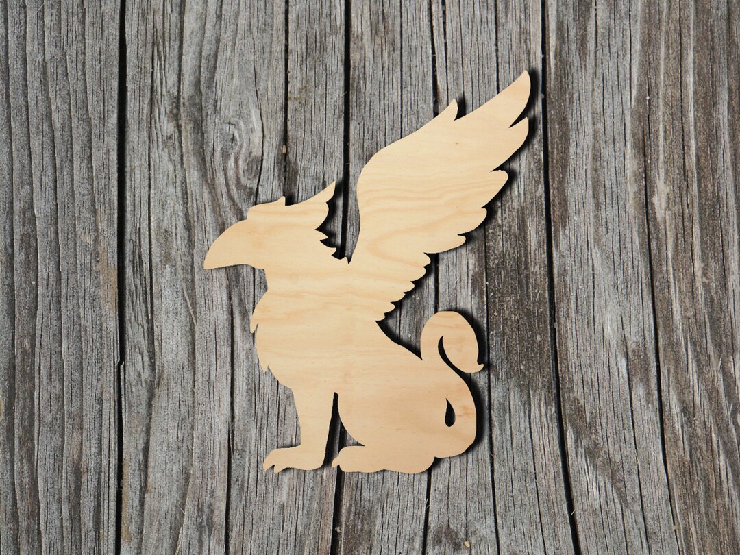 Griffin Shape - Multiple Sizes - Laser Cut Unfinished Wood Cutout ...