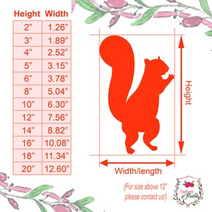 Squirrel Shape - Wildlife - Laser Cut Unfinished Wood Cutout Shapes ...