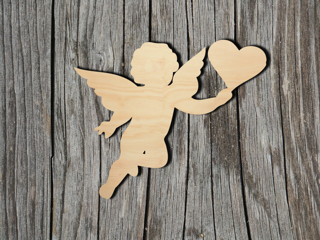 Cupid Shape - Laser Cut Unfinished Wood Cutout Shapes - Always Check ...
