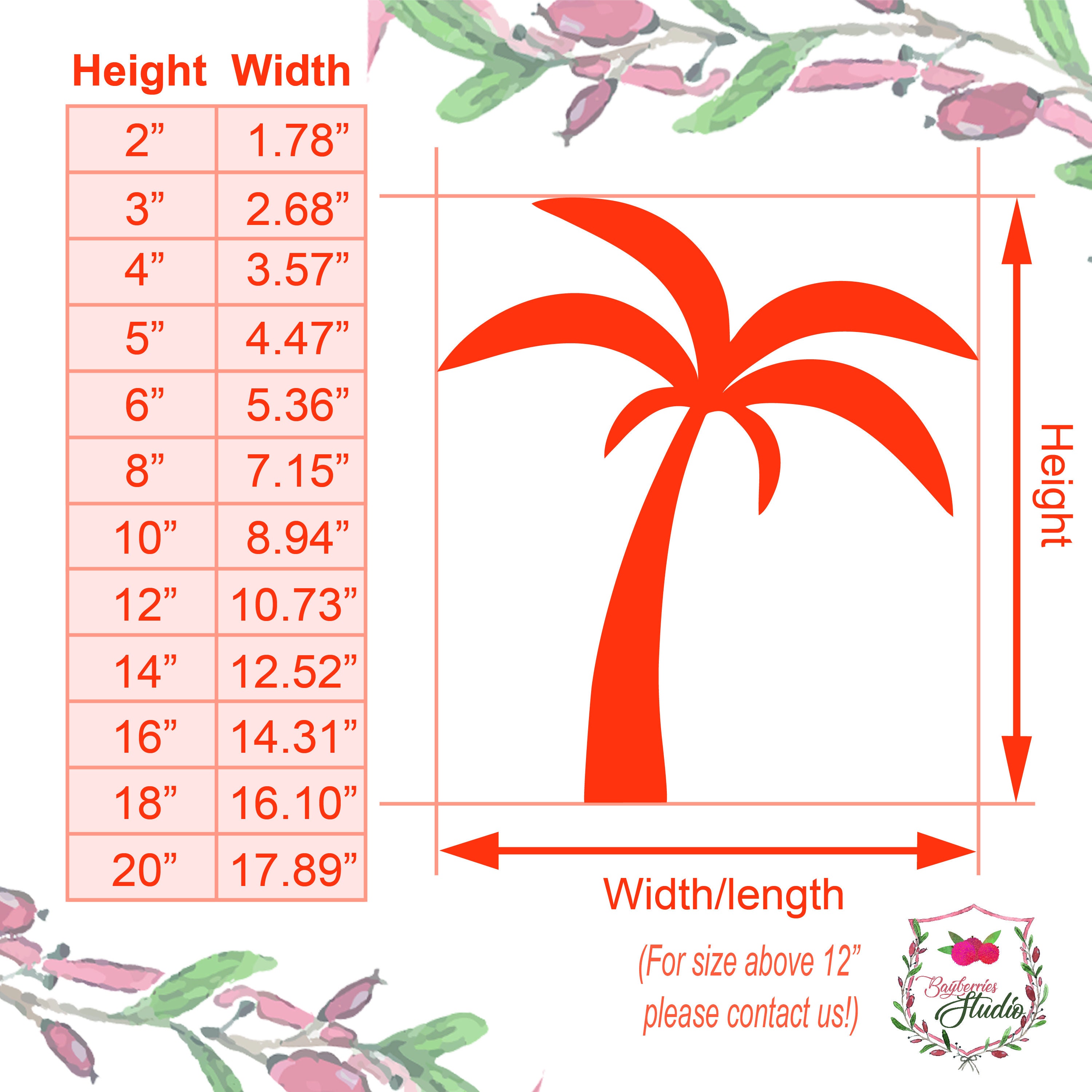 Palm Tree Shape Laser Cut Unfinished Wood Cutout Shapes - Etsy