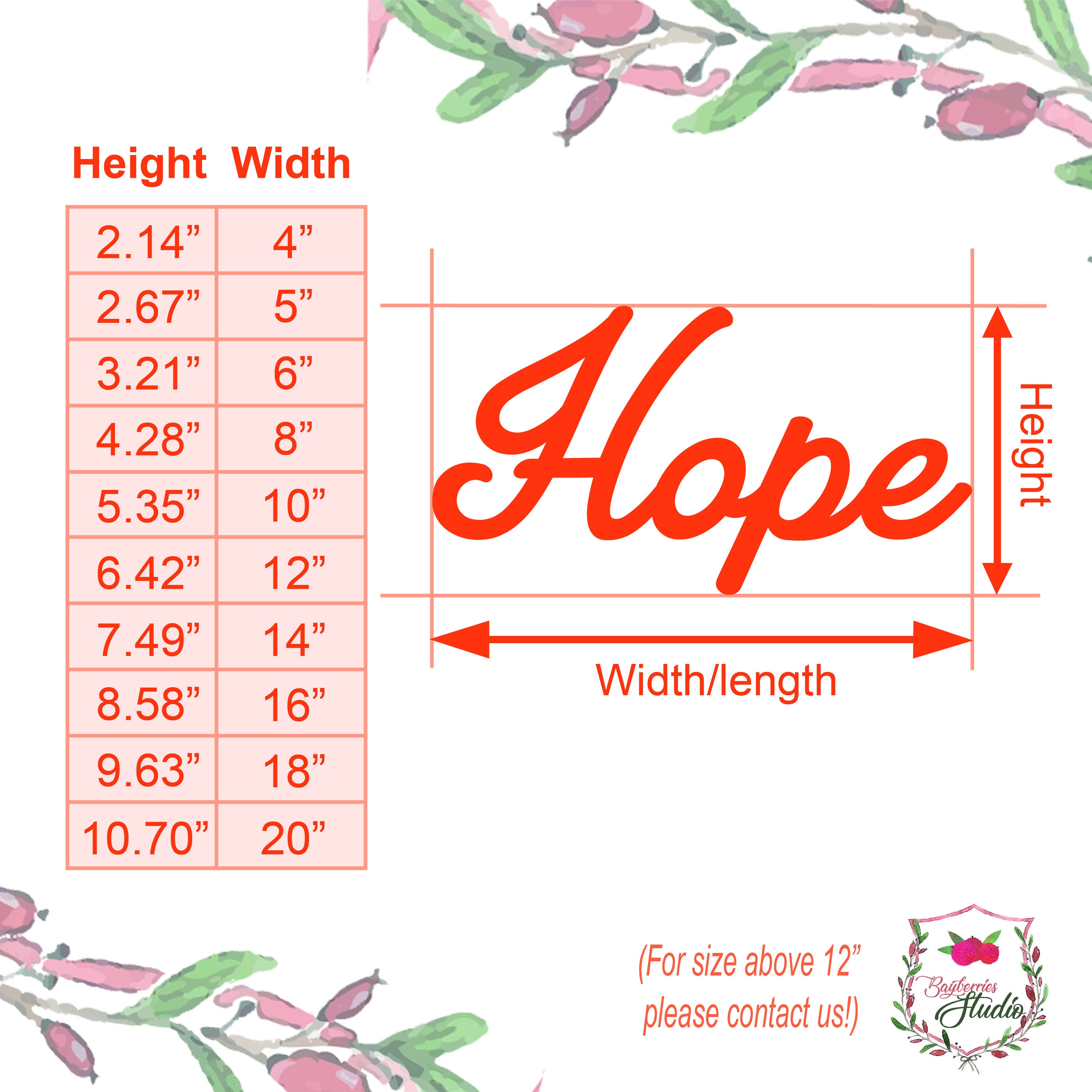 Hope Wood Sign Laser Cut Unfinished Wood Cutout Shapes - Etsy