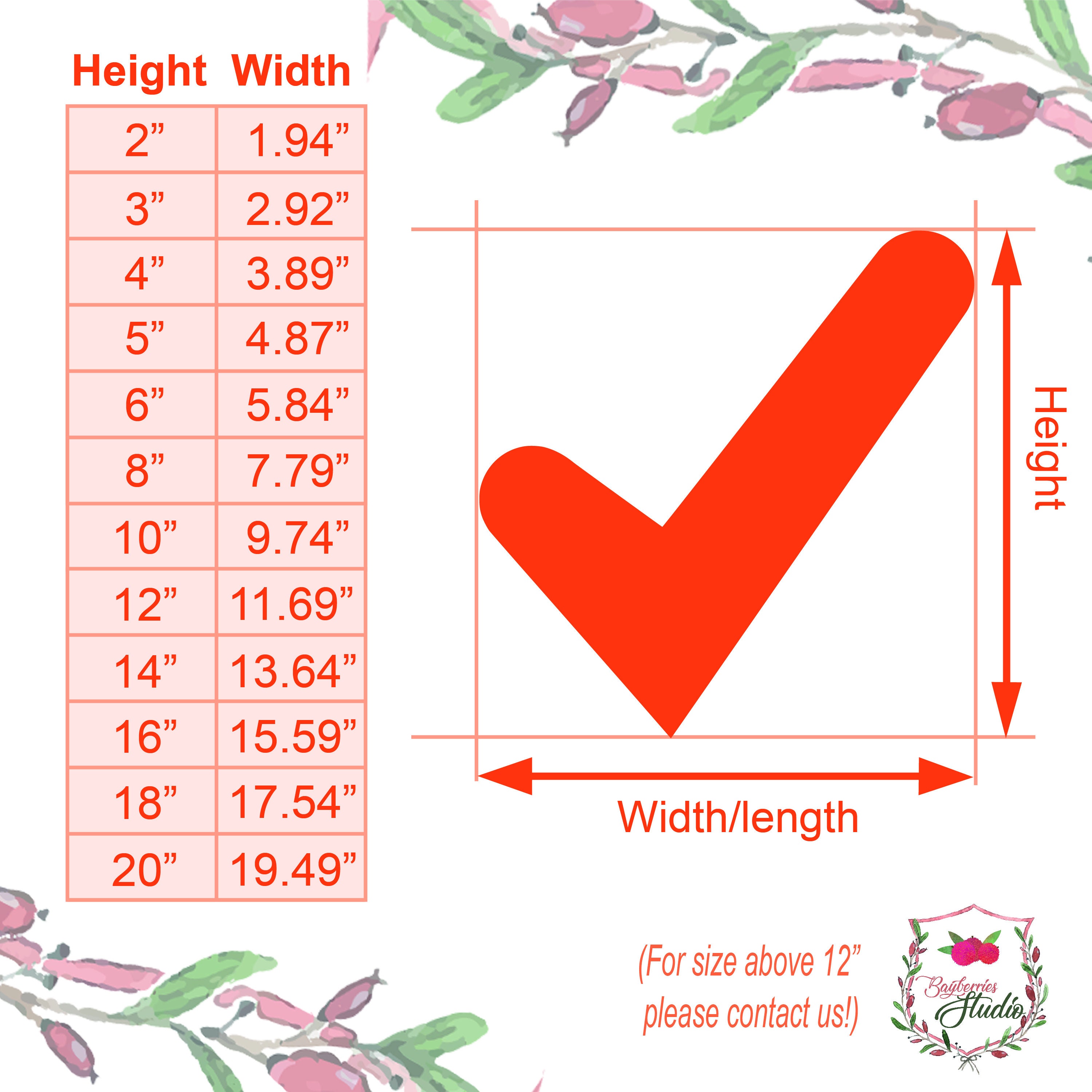 Check Mark - Laser Cut Unfinished Wood Cutout Shapes - Always Check ...