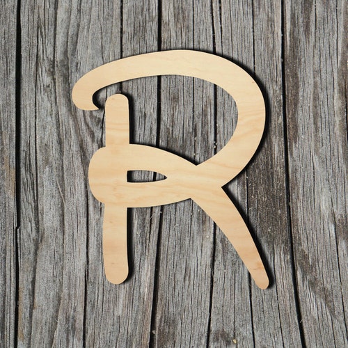 S Letter Disney Inspired Laser Cut Unfinished Wood - Etsy