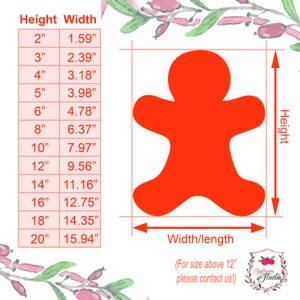 Gingerbread Man - Laser Cut Unfinished Wood Cutout Shapes - Always ...