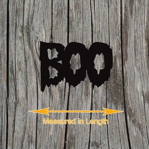 Boo Wood Sign - Multiple Sizes - Laser Cut Unfinished Wood Cutout ...