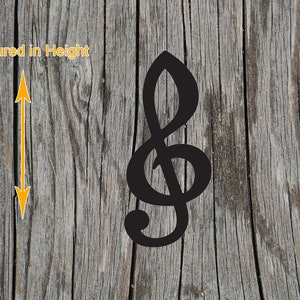 Treble Clef - Laser Cut Unfinished Wood Cutout Shapes - Always Check ...