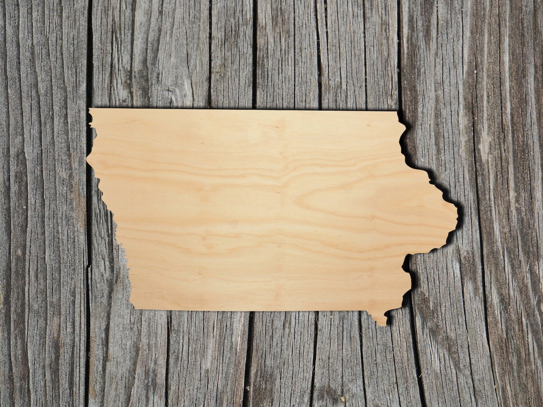 Iowa State - Laser Cut Unfinished Wood Cutout Shapes - Always Check ...